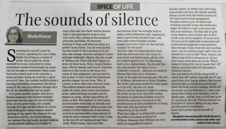 Opinion: The sounds of silence - Comfortably Numb